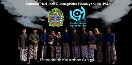 Selamat Hari Jadi Kabupaten Gunungkidul ke-194 Lir Handaya Paseb
